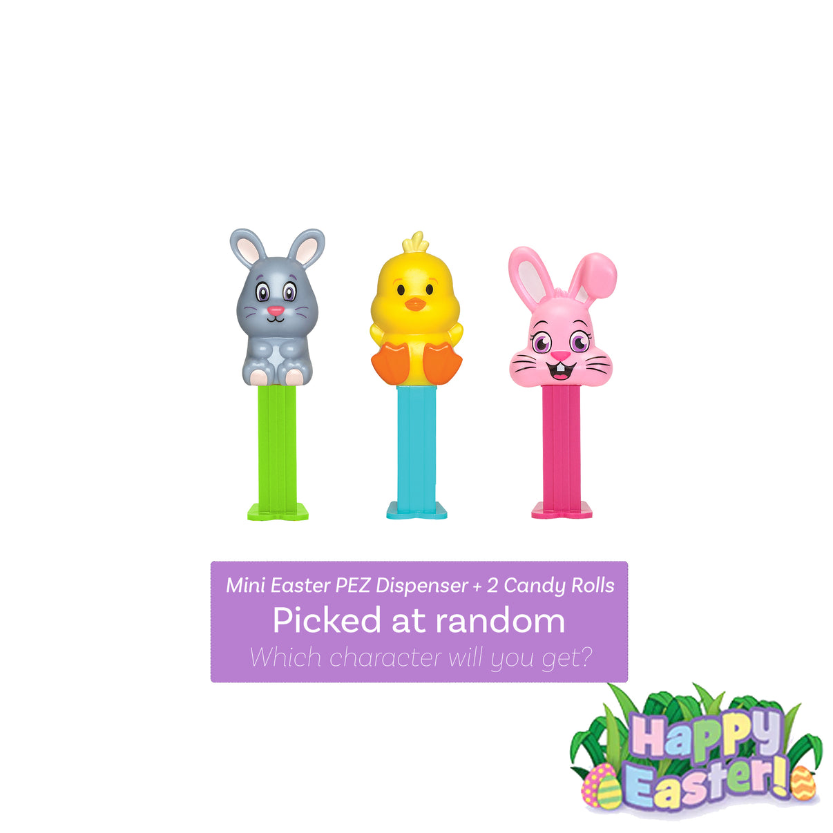 Mystery Mini Easter Egg (1 mini dispenser + 2 refills) - PEZ Easter ...