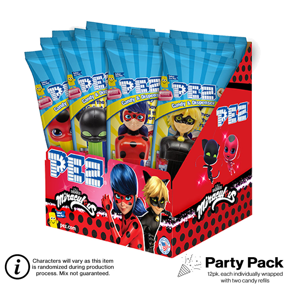 Miraculous 12 ct. Party Pack | Stitch PEZ Collection | PEZ Official ...