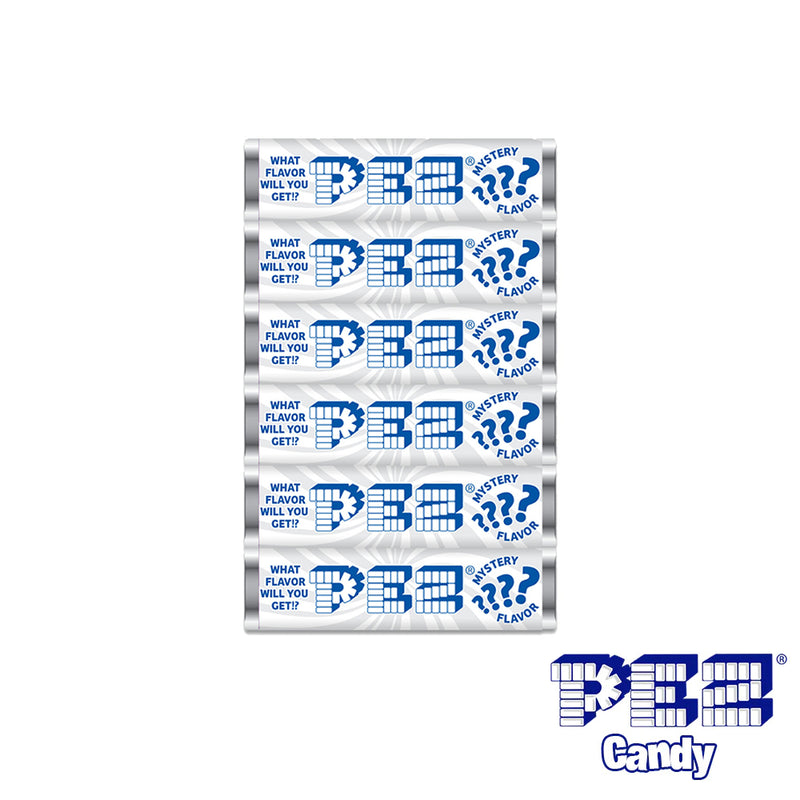 Mystery Flavor Fruit PEZ Candy 6 Pack Refills - PEZ Official Online Store
