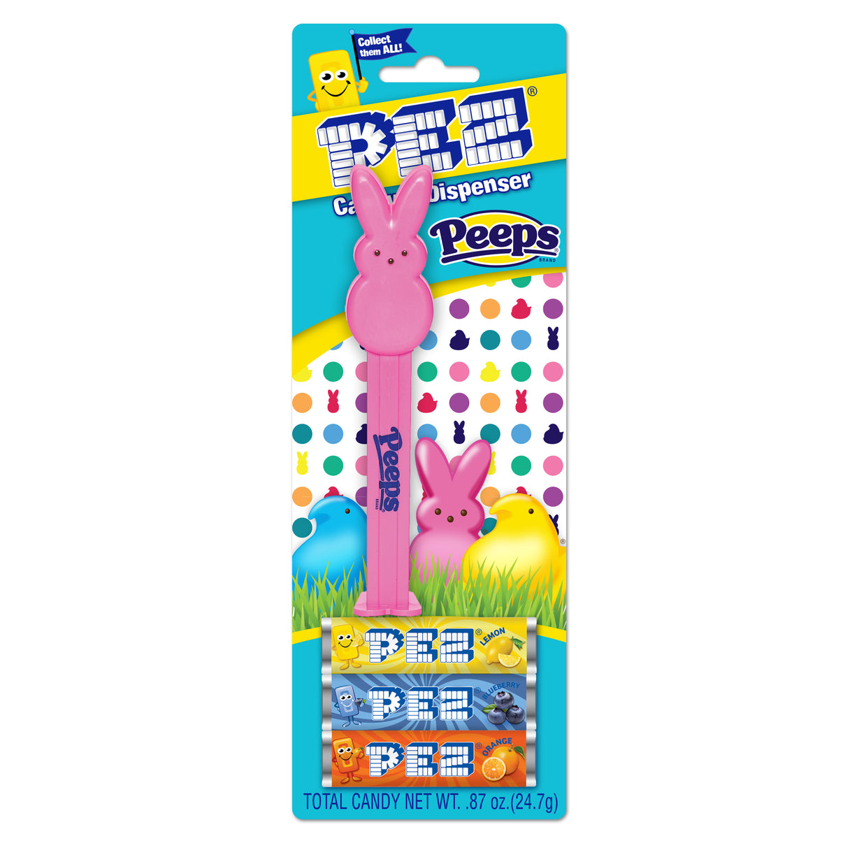 Peeps Pink PEZ Dispenser & Candy | Peeps | PEZ Official Online Store ...