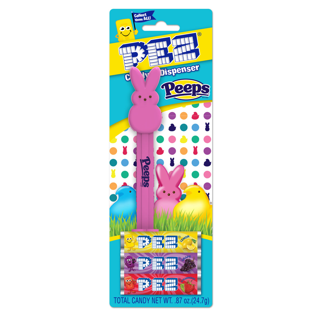 Peeps Pink PEZ Dispenser & Candy | Peeps | PEZ Official Online Store ...