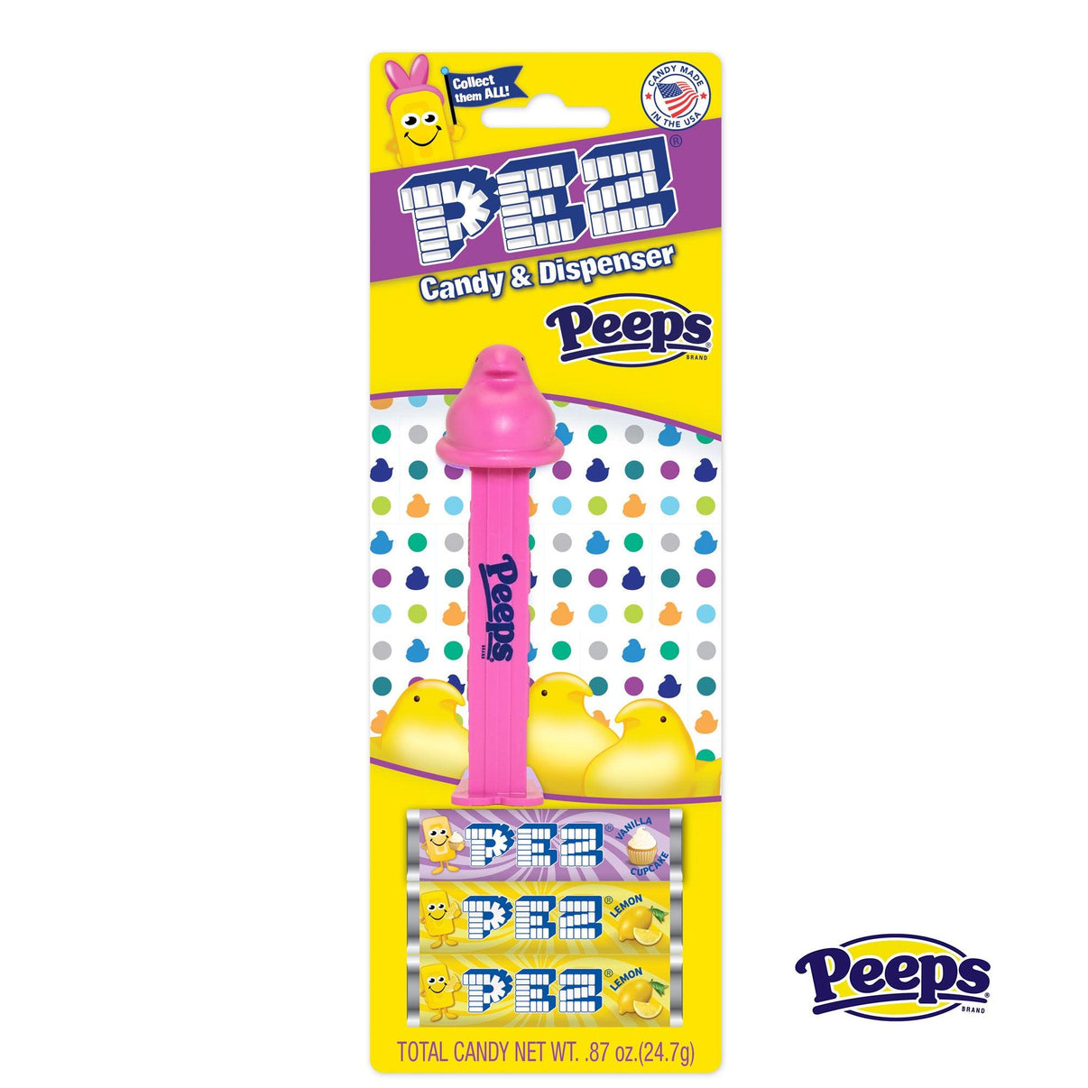 Peeps Pink PEZ Dispenser & Candy | Peeps | PEZ Official Online Store ...